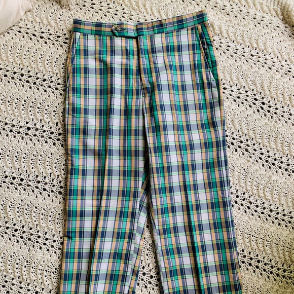 Vintage | Pants & Jumpsuits | Vintage Plaid Preppy Academic Golf Spring ...